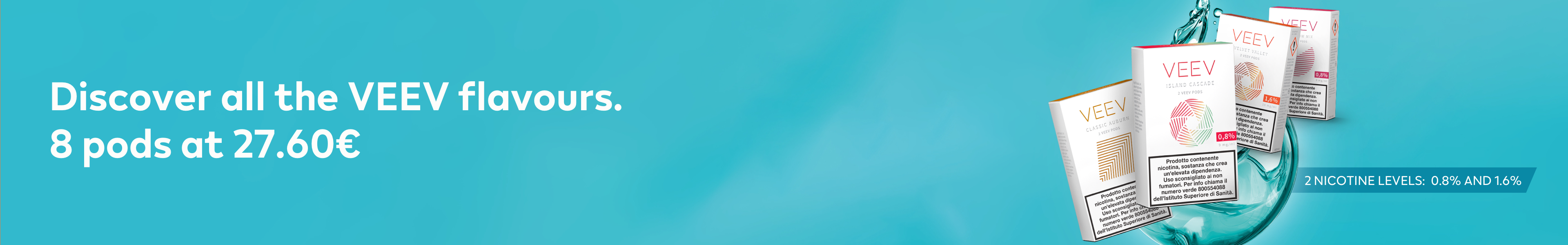 Buy VEEV e-cigarette flavour pods | VEEV Italy