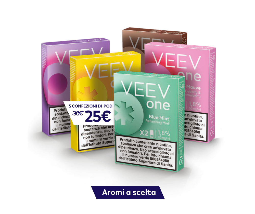 Acquista 5 confezioni di pod VEEV ONE | VEEV Italia