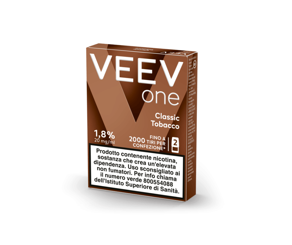 Info about VEEV ONE Classic Tobacco pods | VEEV Italy