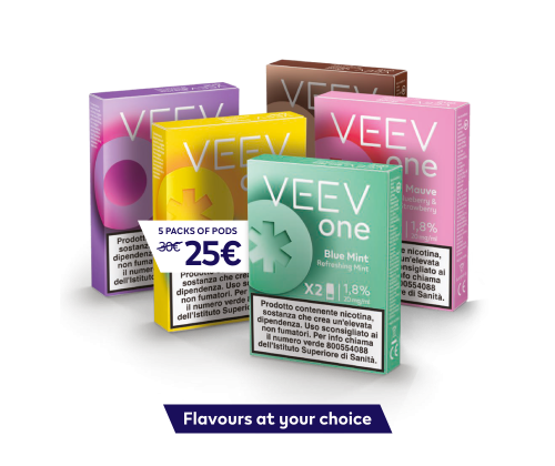 All VEEV ONE e-liquid pods and flavours| VEEV Italy
