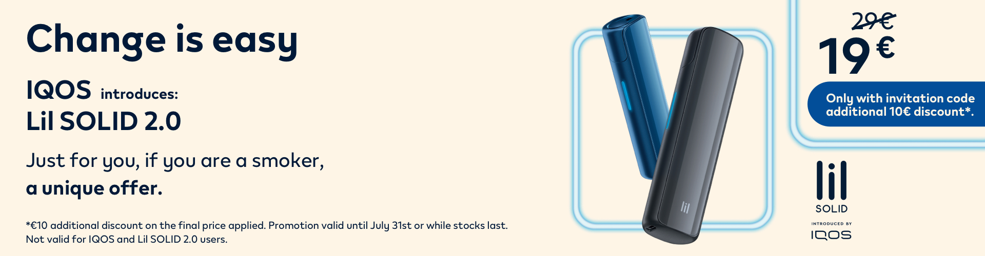 Buy the lil SOLID 2.0 devices introduced by IQOS | IQOS Italy