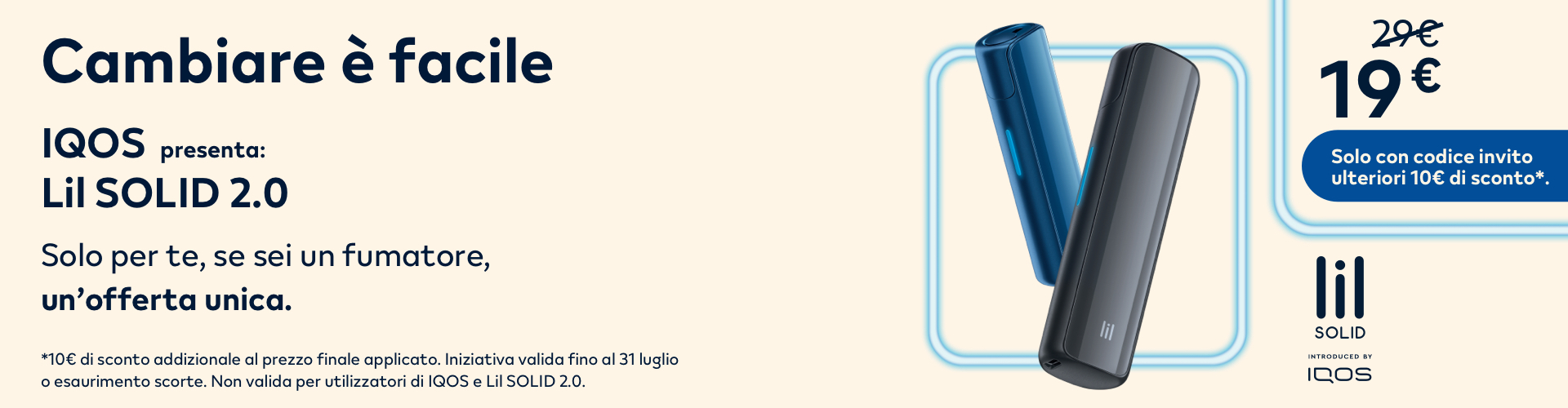 Acquista lil SOLID 2.0 e i suoi accessori | IQOS Italia