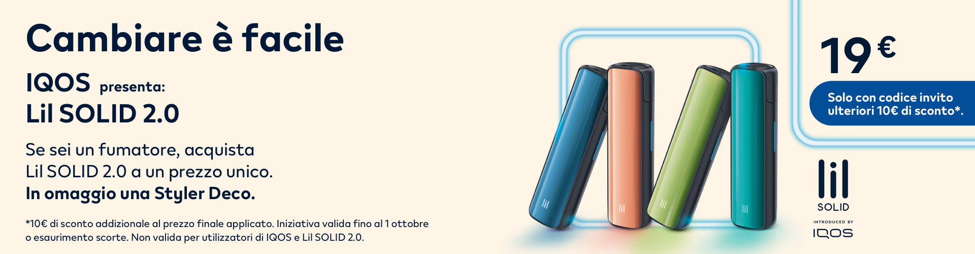 Acquista lil SOLID 2.0 e i suoi accessori | IQOS Italia